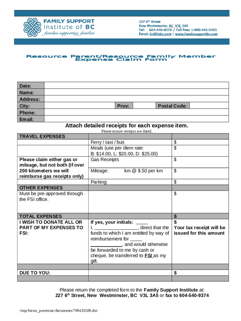 How to Attach Receipts to a Travel, Expense or PER Claim Doc Template ...