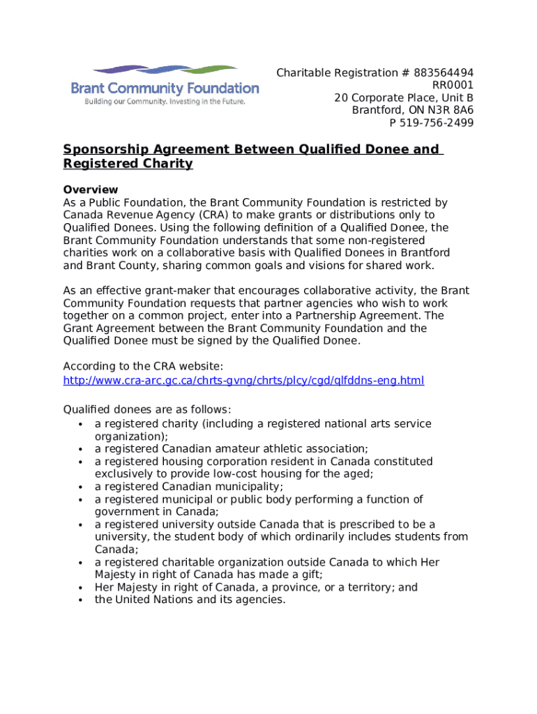 Applying for Qualified Donee Status with Canada Revenue ... Doc ...