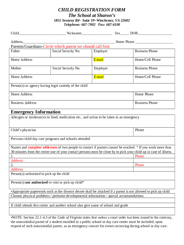 Sharon's Centre for the Education of Young Children Doc Template ...