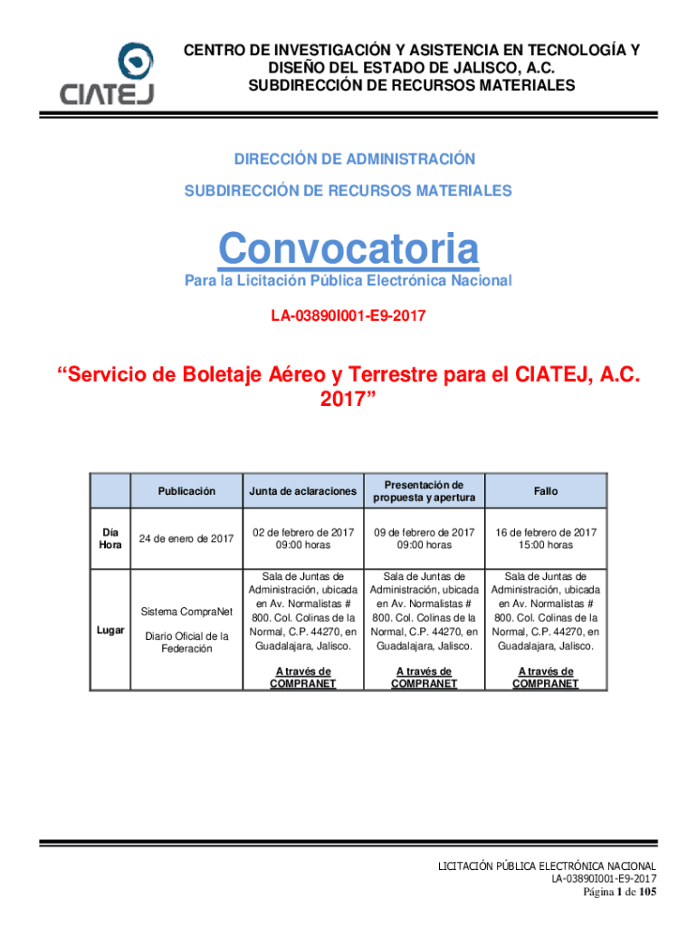 Completable En línea CIATEJ, A.C. - El Centro de Investigacin y ...
