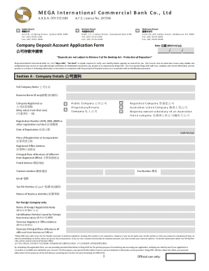 Fillable Online mega international commercial bank co., ltd, sydney ...