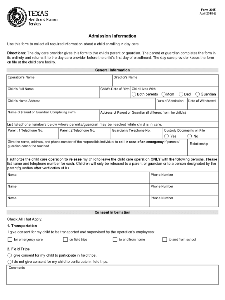 Fillable Online Form 2935: Fill out & sign online Fax Email Print ...