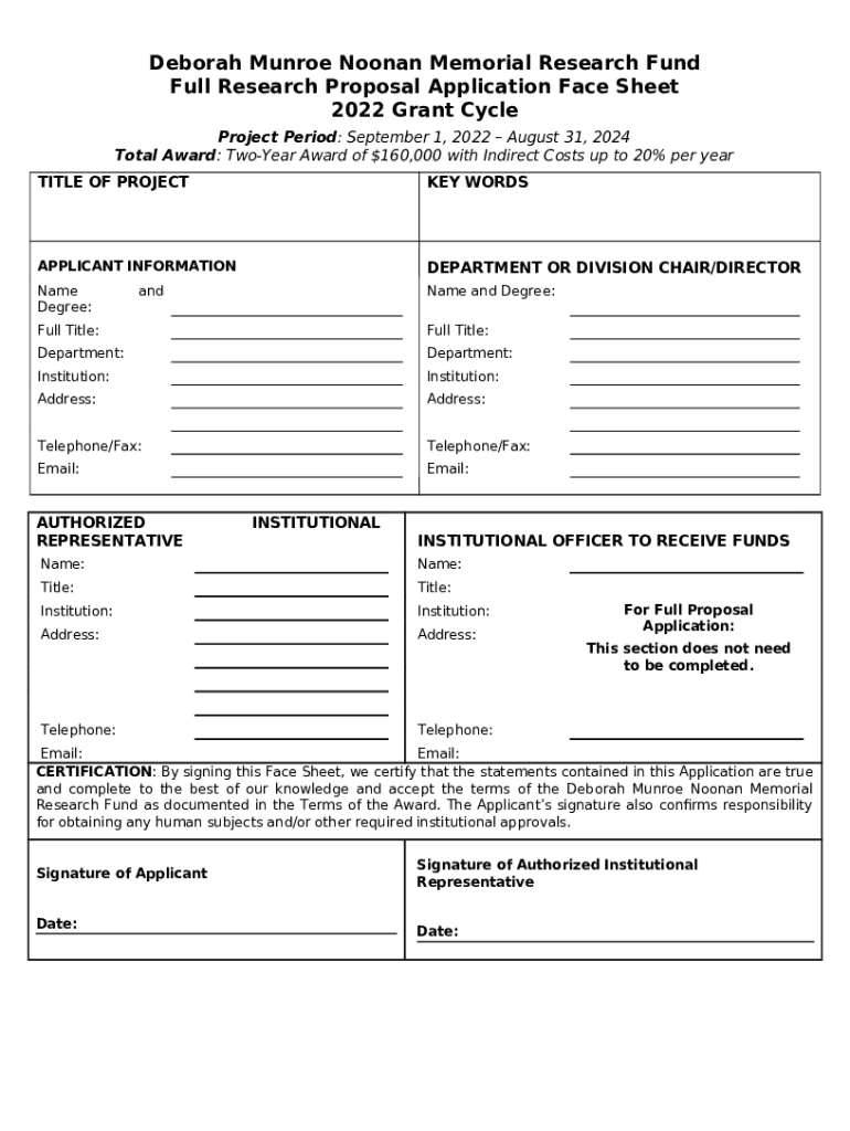Noonan App s Doc Template | pdfFiller