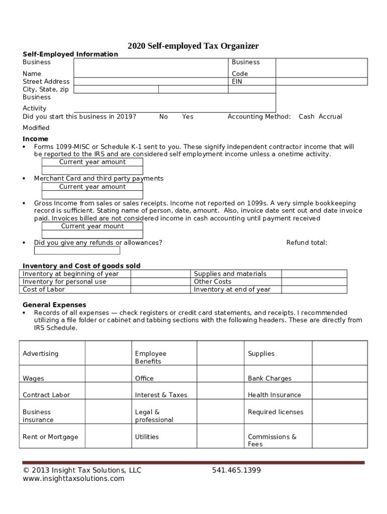 How to do a self-employed tax return Doc Template | pdfFiller