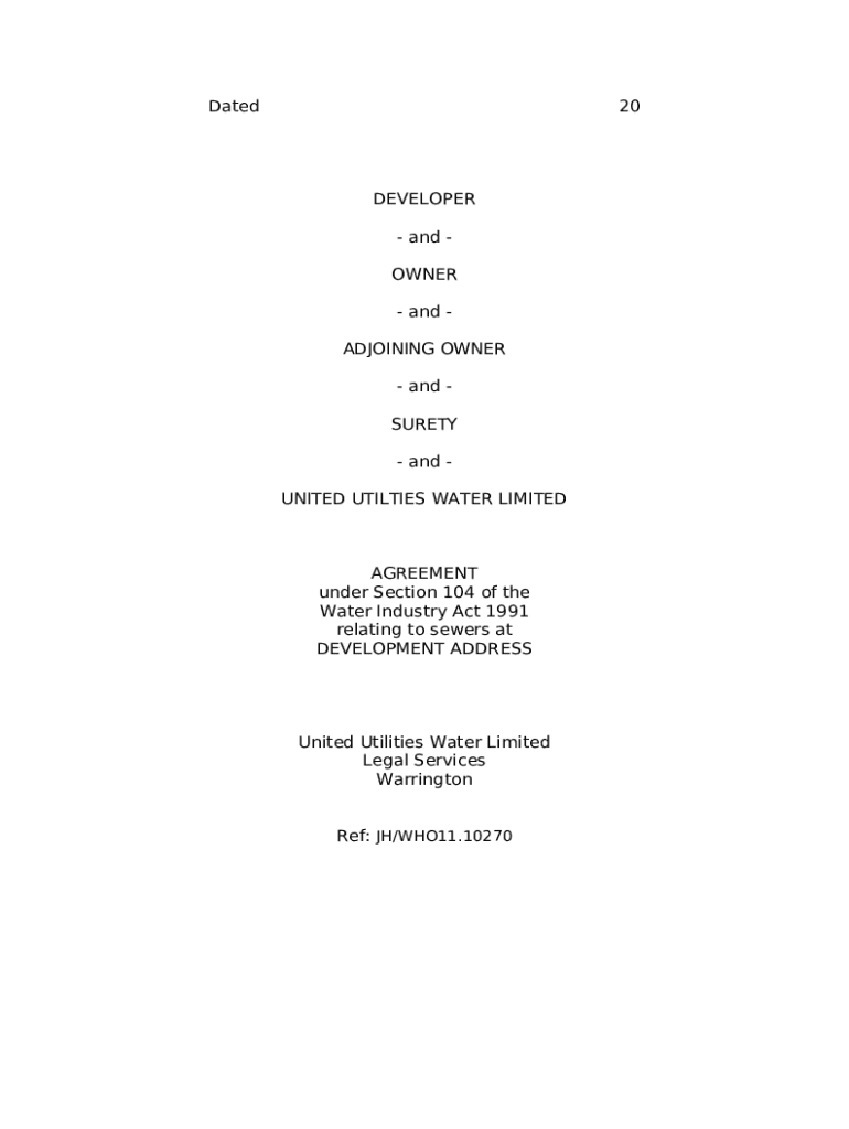 DATED 201 DEED OF GRANT pursuant to the adoption of ... Doc Template | pdfFiller