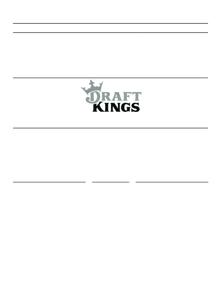 Fillable Online DRAFTKINGS INC. Fax Email Print - pdfFiller