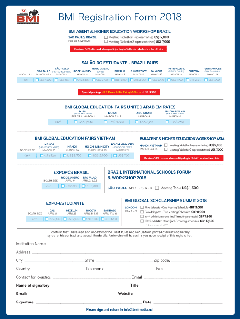 Fillable Online BMI Recruitment Calendar Fax Email Print - pdfFiller