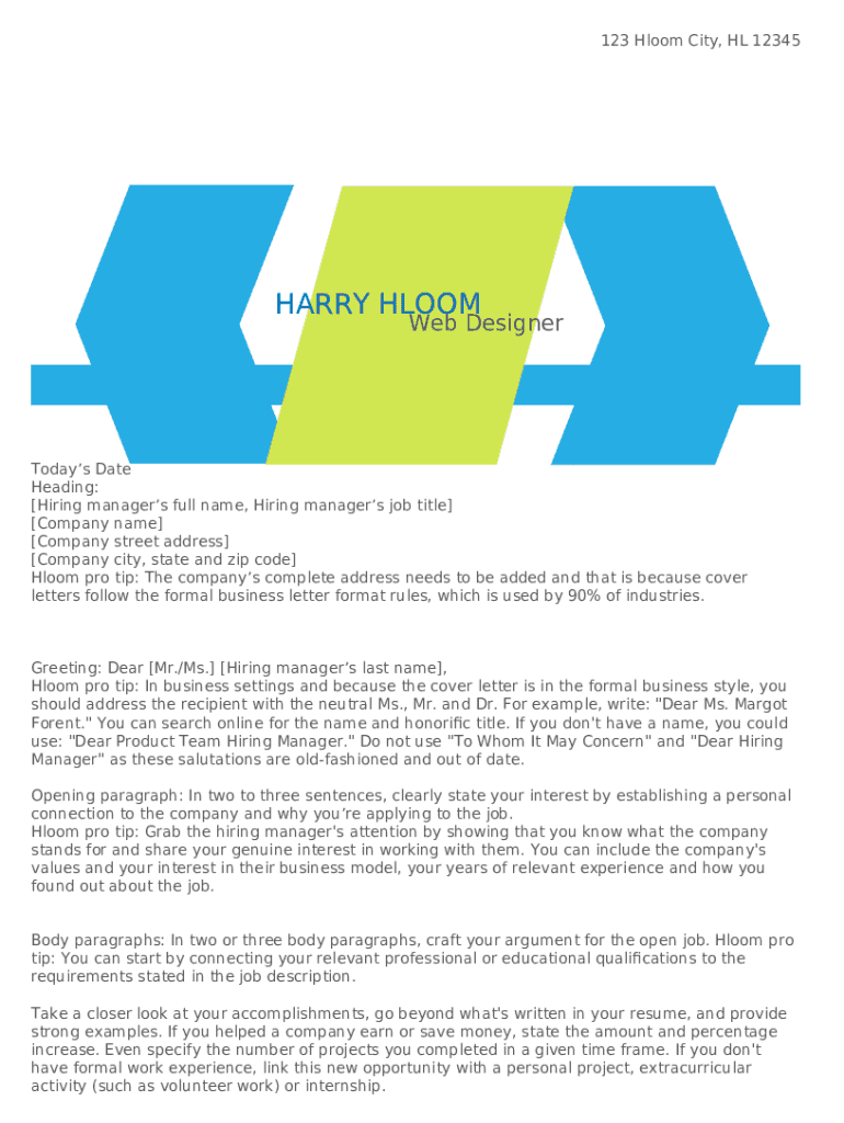 How To Write A Cover Letter In 2024 (With Examples) Doc Template ...