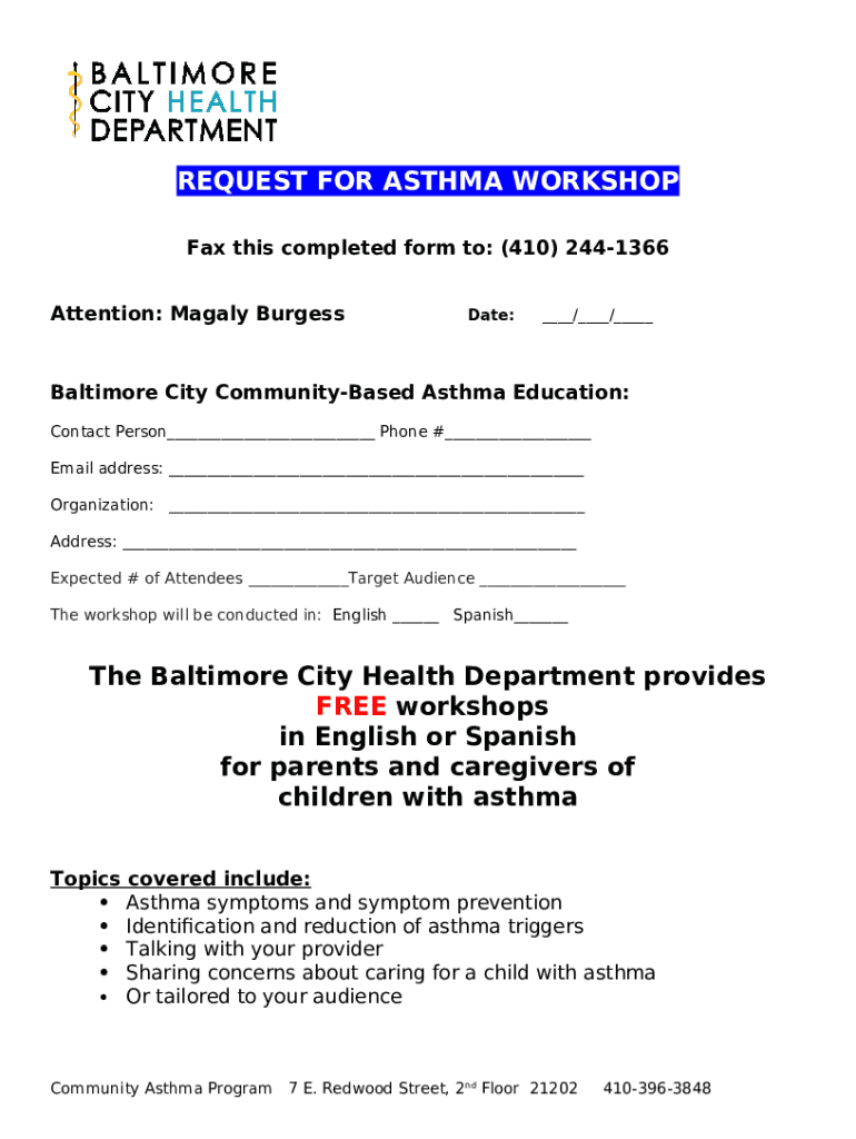 CAP Workshop Request.docx Doc Template | pdfFiller