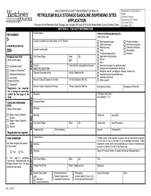 Fillable Online PBS Storage/Gasoline Dispensing Sites Application. PBS ...