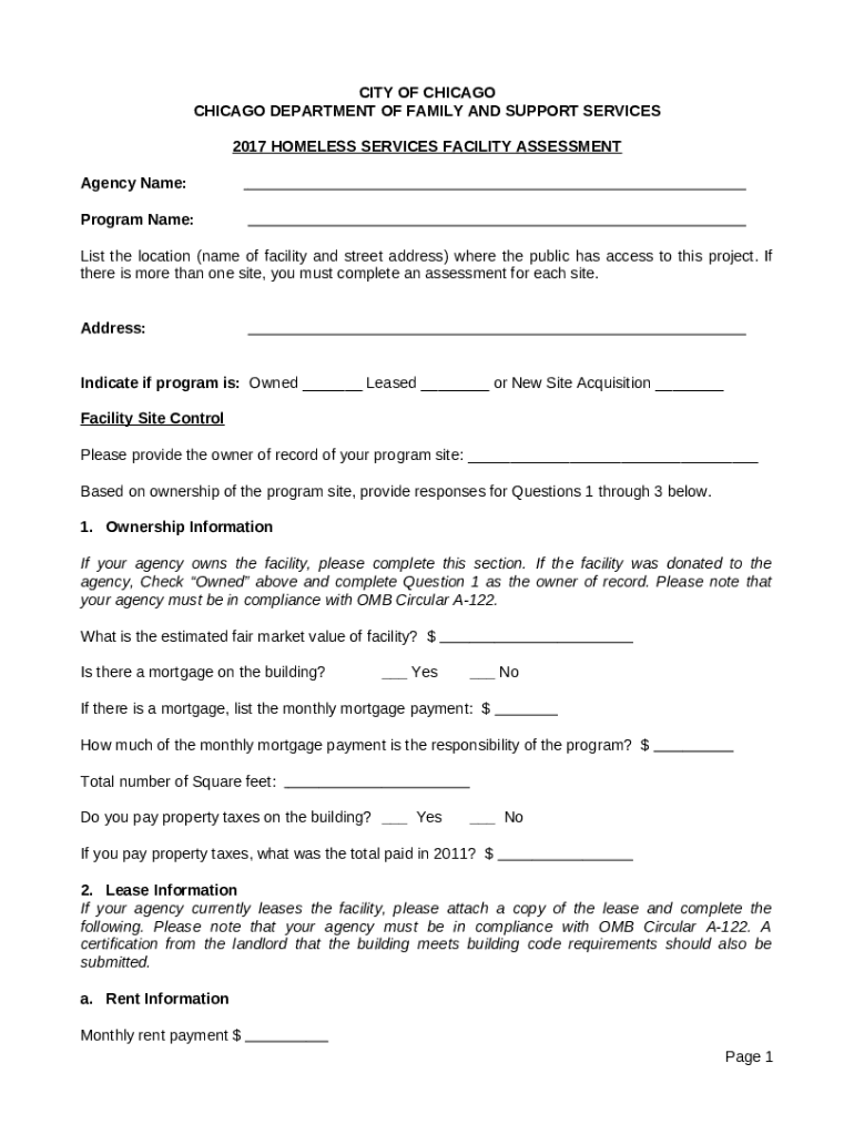 Emergency Homeless Assessment and Response Center ... Doc Template ...