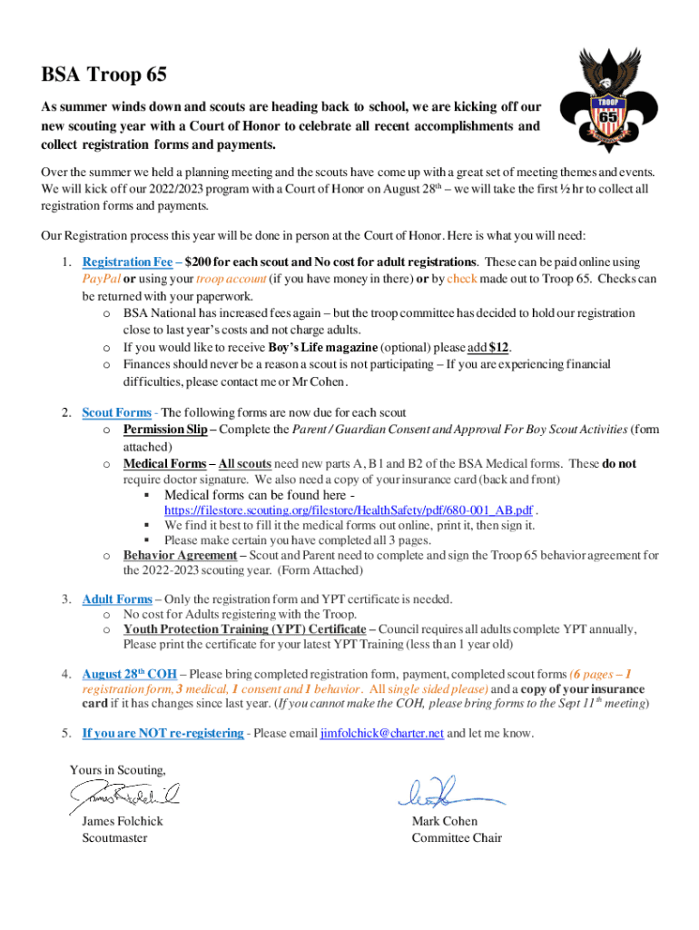 Fillable Online troopwebhost blob core windows If I switch Boy Scout troops, will I keep my ...