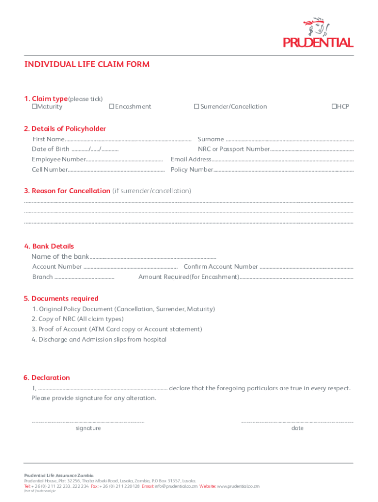 Fillable Online individual life forms Fax Email Print - pdfFiller