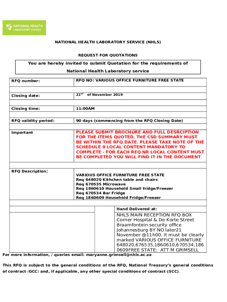 rfq no 1905603ination governance framework Doc Template | pdfFiller