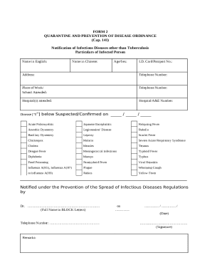 DH Notification Infectious Diseases Other Than TuberculosisPDF Doc ...
