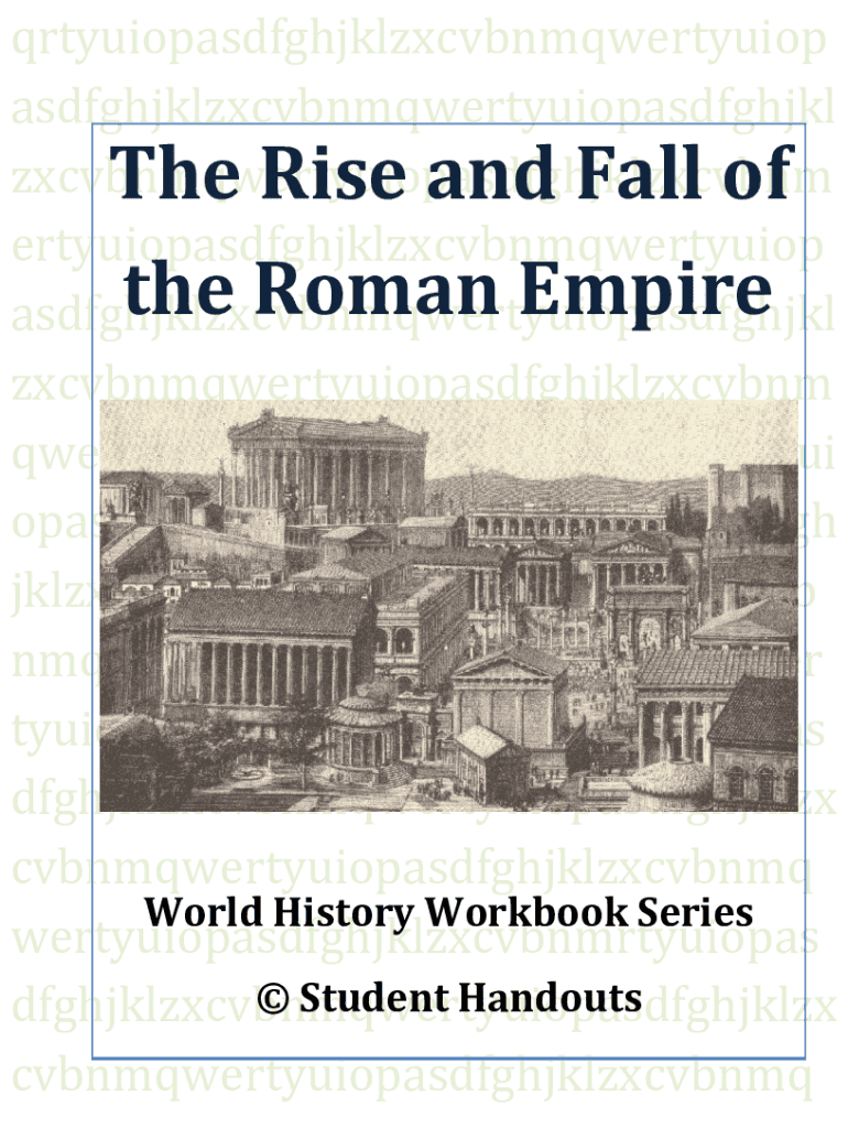 Fillable Online Reexamined--The Rise and Fall of the Roman Empire Fax Email Print - pdfFiller