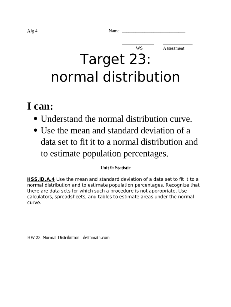Sample Distributions Grade level:AP ... Doc Template | pdfFiller