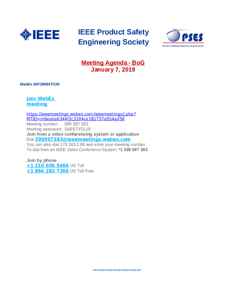 WebEx INATION - ewh ieee Doc Template | pdfFiller