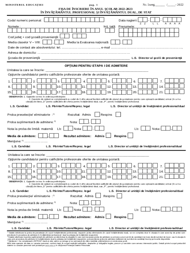 Codul numeric personal:Data na Doc Template | pdfFiller