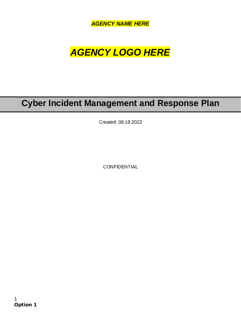 The importance of an Incident Response Plan (IRP) in ... Doc Template ...