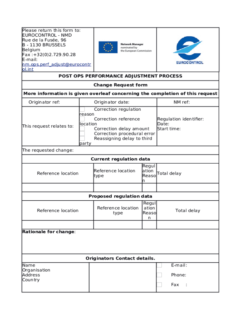 Post Ops Perance Adjustment Process - Request v2. Post Ops Perance ...