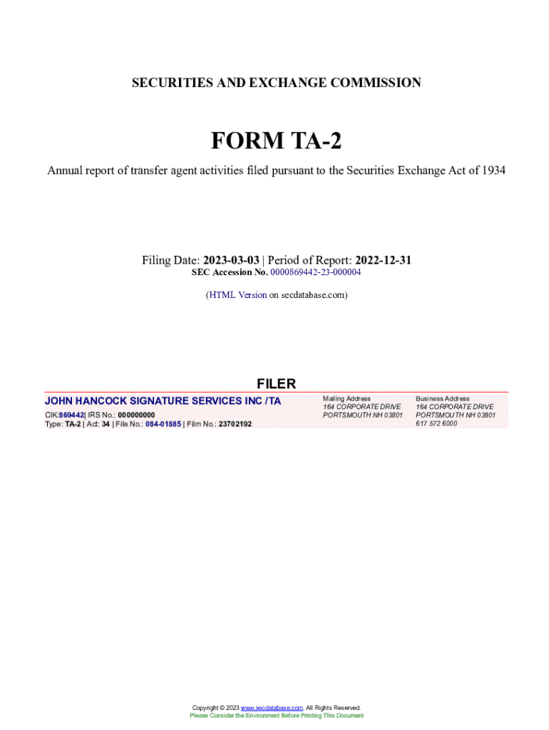 Fillable Online Revised Transfer Agent Form and Related Rule Fax Email ...