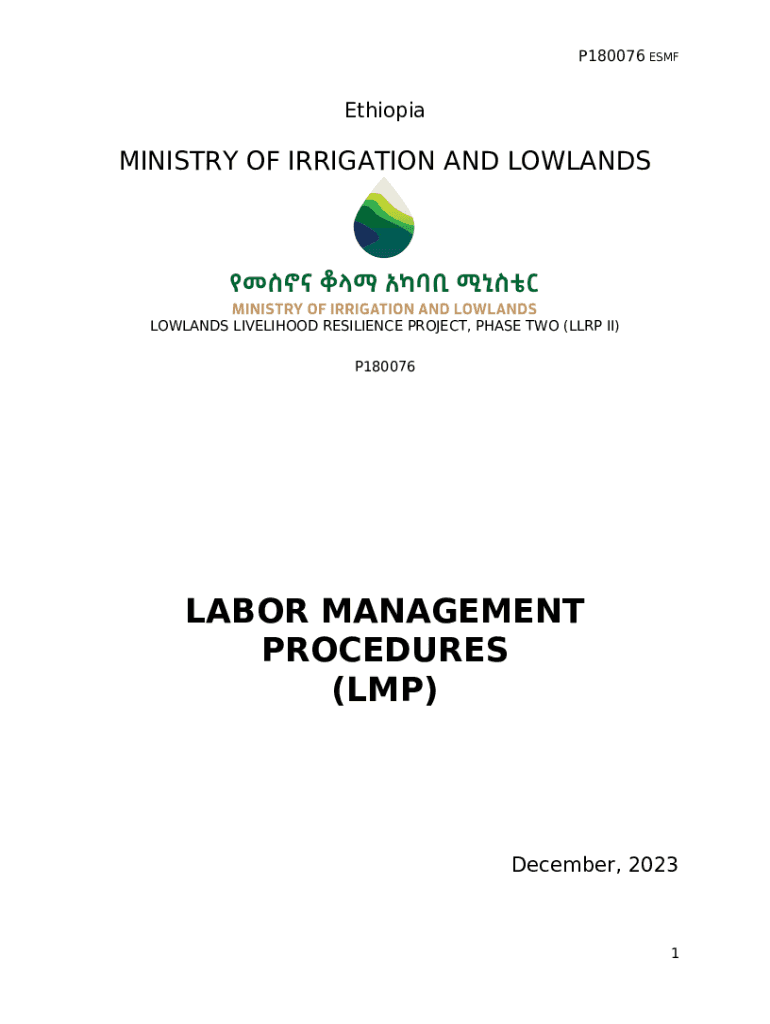 Lowlands Livelihood Resilience Project Phase II (LLRP II) ( ... Doc ...