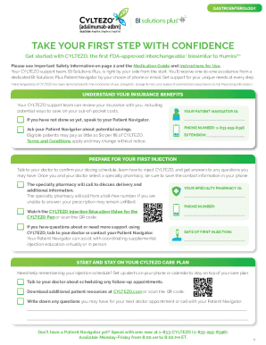 Fillable Online Cyltezo Biosimilar Now Available in United States Fax ...