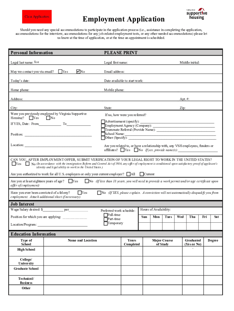 Fillable Online Pre-Employment: Interviews, Hiring, and Examinations ...