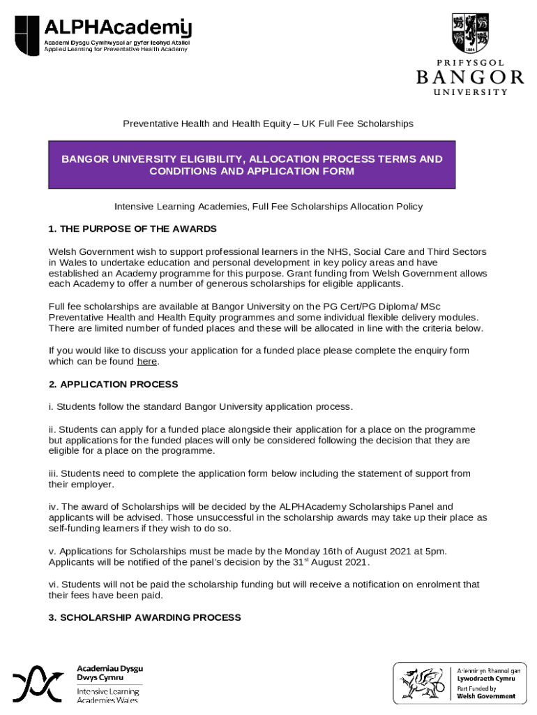 AHEPW Scholarship ination and application for ... Doc Template | pdfFiller