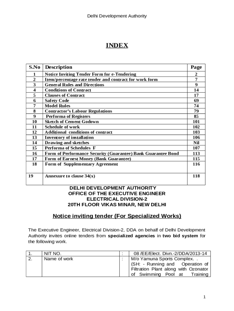 TENDER DOCUMENT For e-Procurement System for F2 ... Doc Template ...