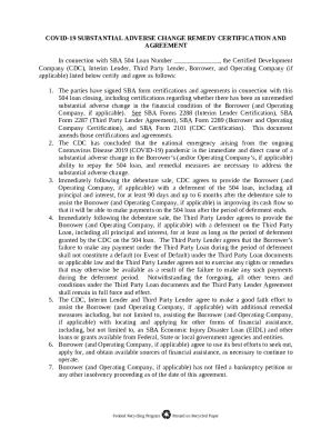 CDC Best Practices Guidance - Certification of No Adverse ... Doc ...