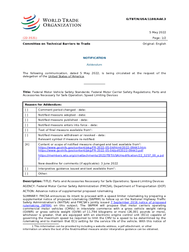FMCSA Extension of Notice of Enforcement Discretion ... Doc Template ...