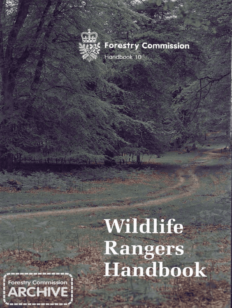 Fillable Online Forestry Commission Handbook 10. Wildlife management ...