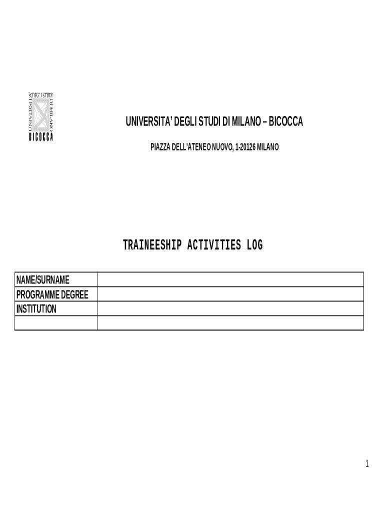 ENTE GESTORE - e-Learning - UNIMIB - Milano-Bicocca Doc Template ...