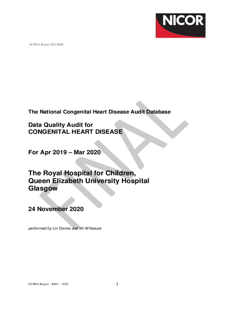 Fillable Online The National Congenital Heart Disease Audit Database ... Fax Email Print - pdfFiller