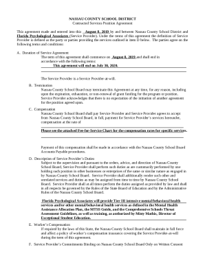 Human Resources / NTA Contract & Bargaining Doc Template | pdfFiller