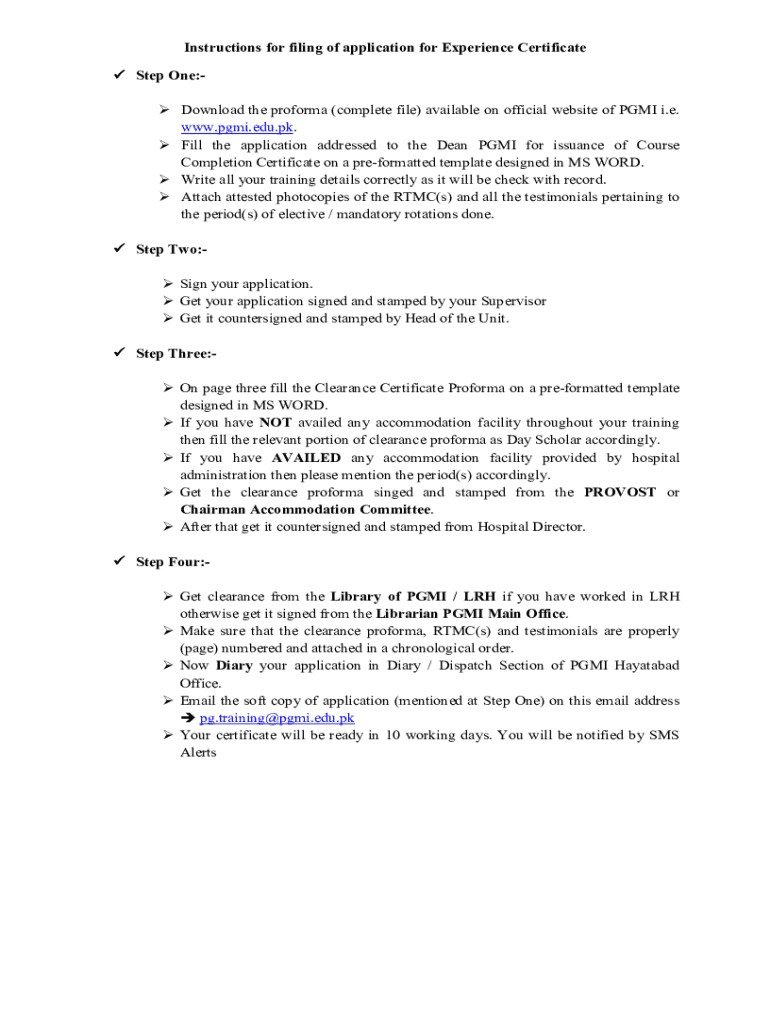 Fillable Online pgmi edu Doctors PG Training Policy - government of the ...