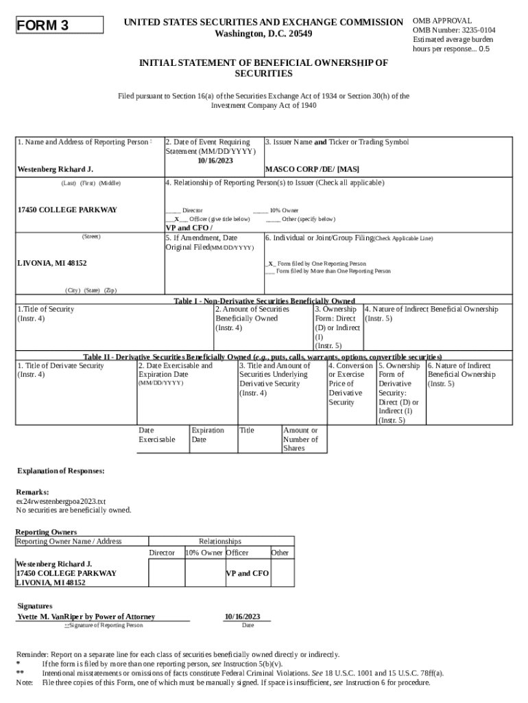 Westenberg Richard J Doc Template | pdfFiller