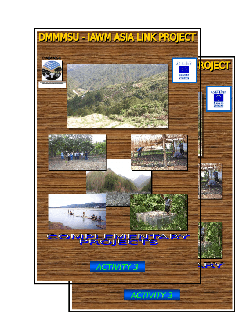 DMMMSU/IAWM ASIA LINK PROJECT Doc Template | pdfFiller