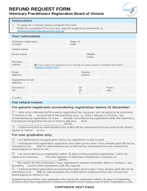 VPRBV Refund request Doc Template | pdfFiller