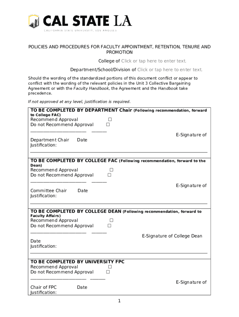 ARTP Department Template Doc Template | pdfFiller