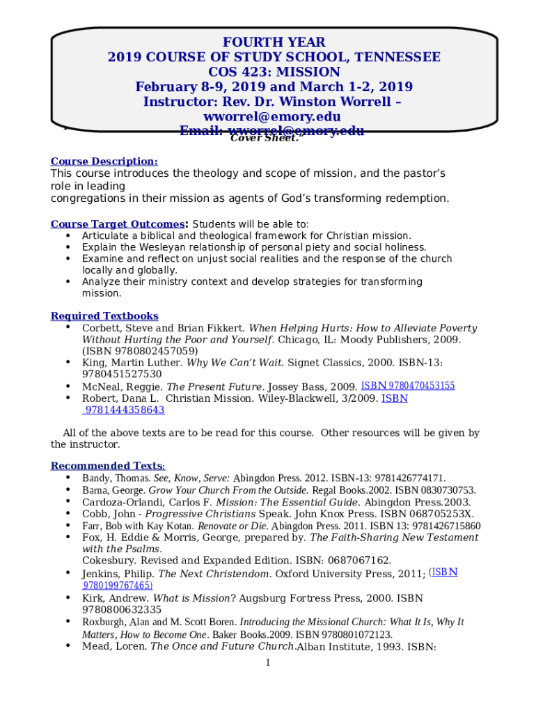 PROFESSOR CONTACT COURSE DESCRIPTION STUDENT ... Doc Template | pdfFiller