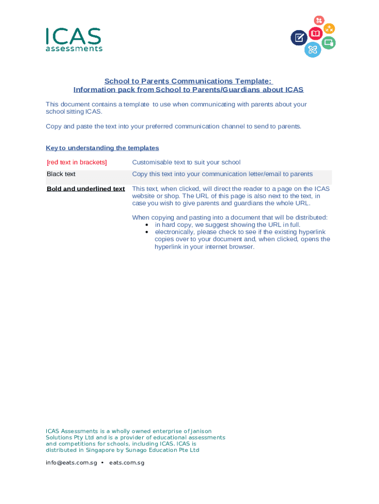 Communication templates to parents Doc Template | pdfFiller