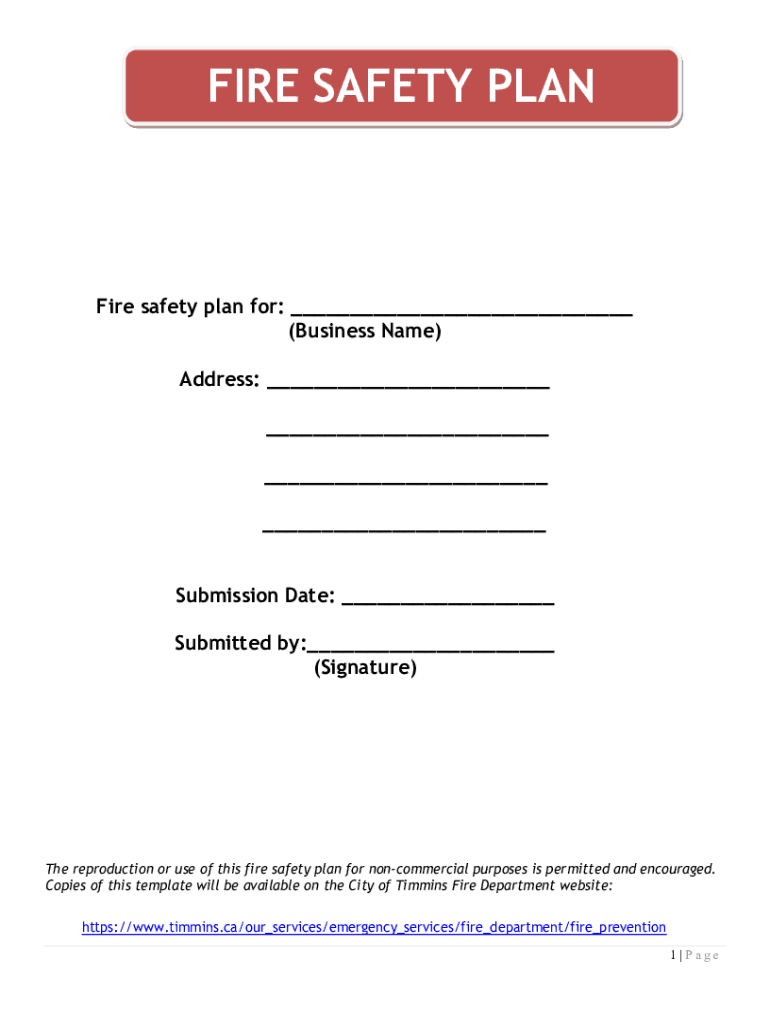 Fillable Online Instructions for Fire Safety Plan, NYC Fire Department ...