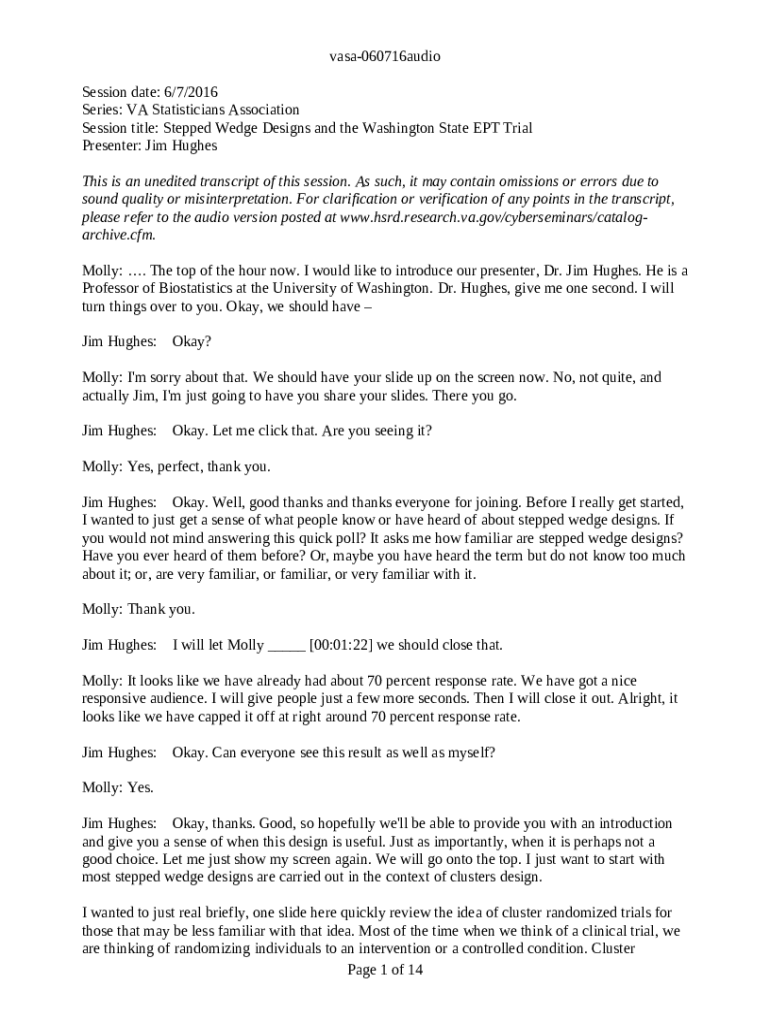 Stepped Wedge Designs and the Washington State EPT Trial Doc Template ...