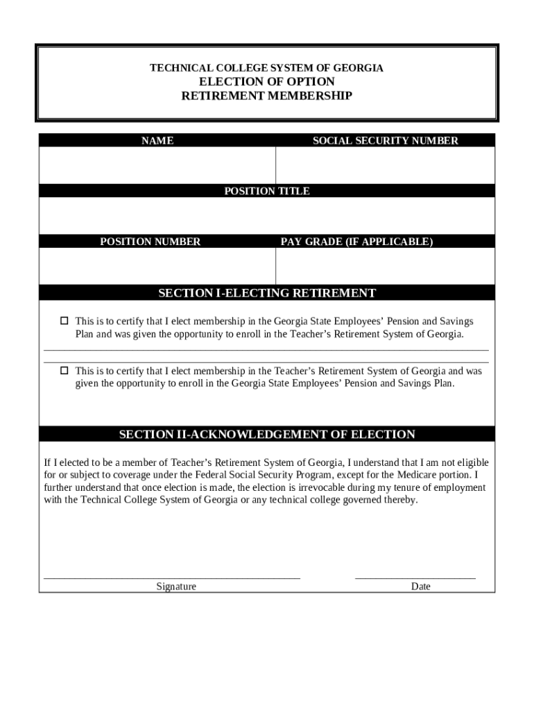 TCSG Intranet - Technical College System of Georgia - intranet tcsg Doc Template | pdfFiller