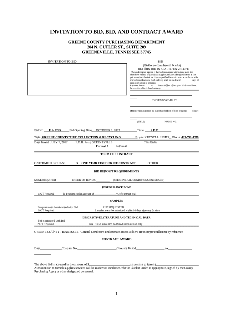 Exhibit A.2 Bid Doc Template | pdfFiller