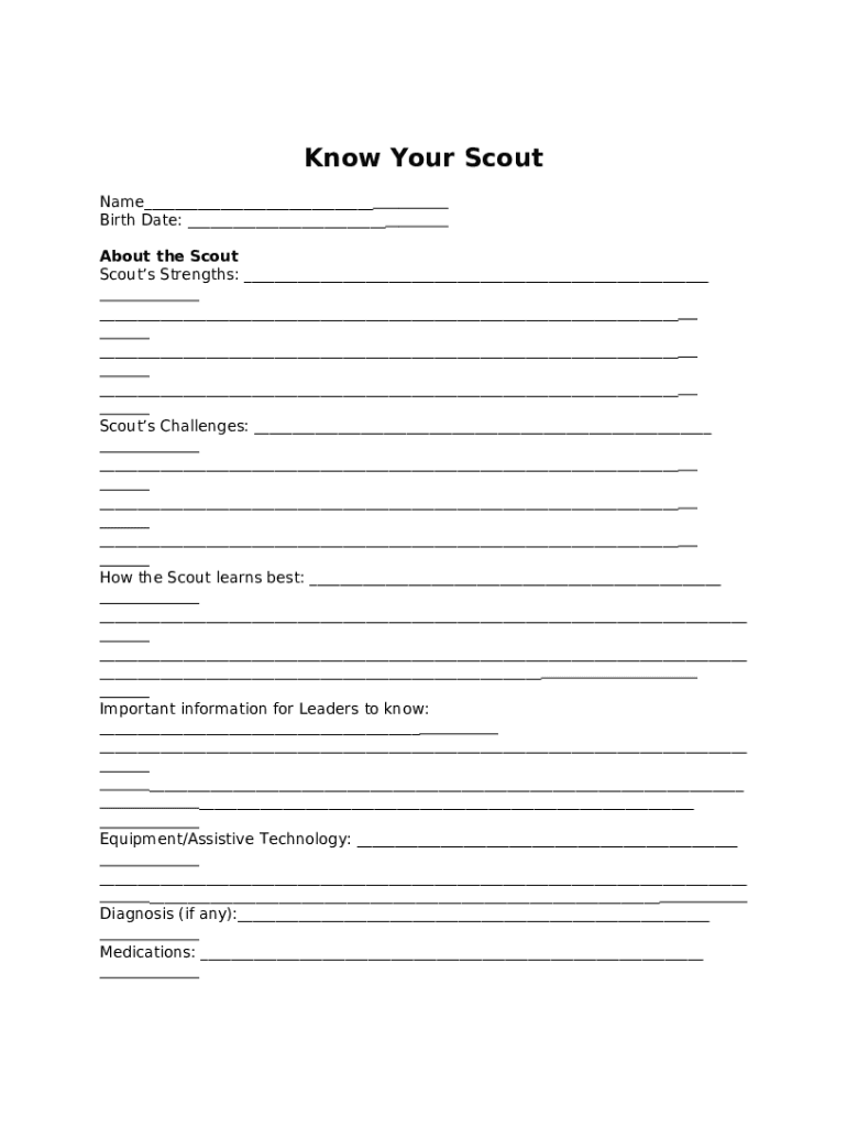 Scouting for Youth With Disabilities - Tidewater Council Doc Template | pdfFiller