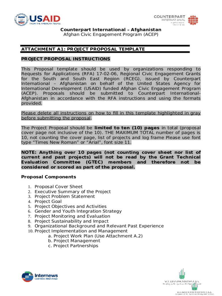 Proposal Application .docx Doc Template | pdfFiller